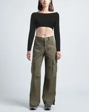 Gcds Knitted Scoop Neck Sweater