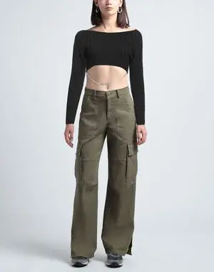 Gcds Knitted Scoop Neck Sweater