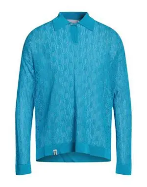 BONSAI Long Sleeve Knitted Sweater - Blue