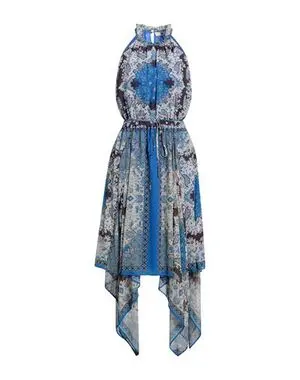 TWINSET Midi Dress With Paisley Print And Asymmetrical Hem