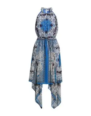 TWINSET Midi Dress With Paisley Print And Asymmetrical Hem