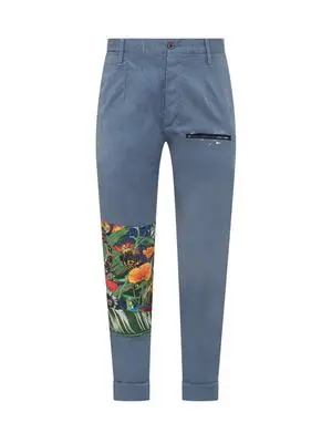 MAURIZIO MASSIMINO Straight Leg Jeans - Blue