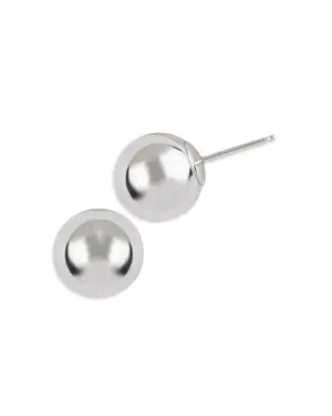 Aqua Bloomingdale's Fine Collection Sterling Ball Stud Earrings - Silver