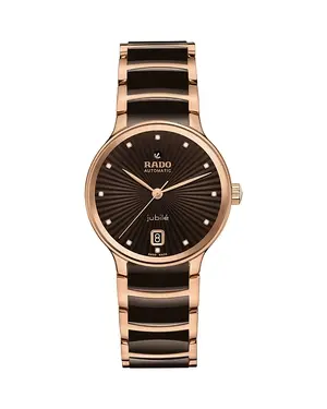 RADO Centrix Diamond Automatic 39.5mm Watch - Black