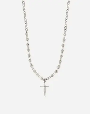 Dolce & Gabbana Sphere Necklace With Dna Cross