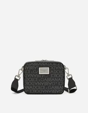 Dolce & Gabbana Coated Jacquard Crossbody Bag - Print
