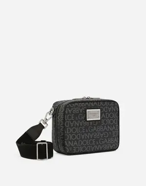 Dolce & Gabbana Coated Jacquard Crossbody Bag - Print