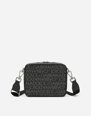 Dolce & Gabbana Coated Jacquard Crossbody Bag - Print