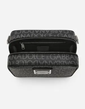 Dolce & Gabbana Coated Jacquard Crossbody Bag - Print
