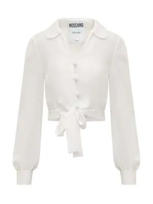 Moschino Cropped Shirt White