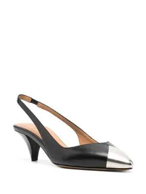 Isabel Marant Étoile 50mm Elina Leather Pumps - Black
