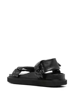 Isabel Marant Étoile Naori Leather Sandals - Black