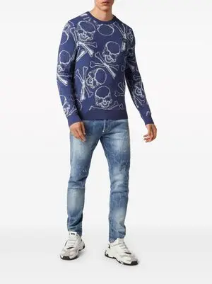Philipp Plein Skull-motif Jumper