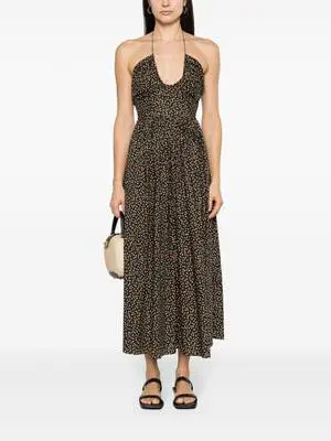 Matteau Floral-print Halterneck Maxi Dress