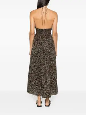 Matteau Floral-print Halterneck Maxi Dress