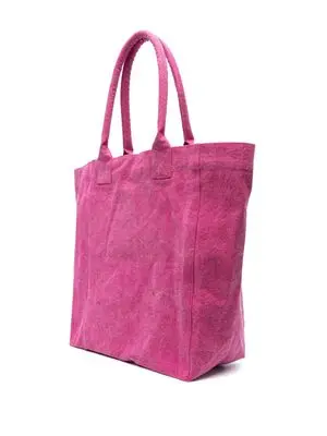 Isabel Marant Étoile Yenky Organic Cotton Tote Bag - Pink