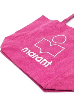 Isabel Marant Étoile Yenky Organic Cotton Tote Bag - Pink