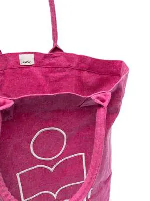 Isabel Marant Étoile Yenky Organic Cotton Tote Bag - Pink