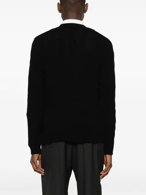 Ralph Lauren Purple Label Cable-knit Jumper - Black