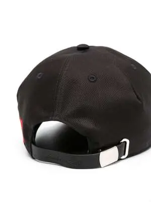Alexander McQueen Logo-embroidered Cap - Black