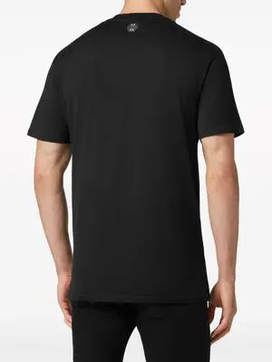 Philipp Plein Crystal-embellished Cotton T-shirt - Black