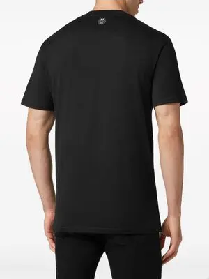 Philipp Plein Crystal-embellished Cotton T-shirt - Black