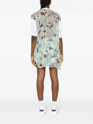 Stella McCartney Floral-print Panel T-shirt