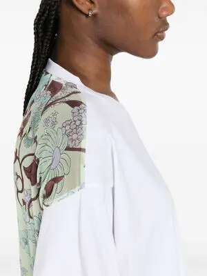 Stella McCartney Floral-print Panel T-shirt