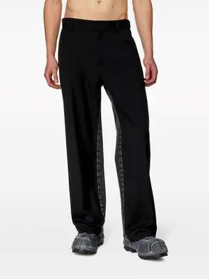 DIESEL® Panelled Straight Leg Trousers