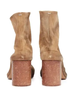 MAISON MARGIELA Tabi Suede Ankle Boots
