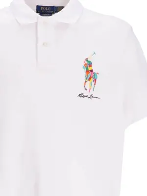 Polo Ralph Lauren Polo Pony-embroidered Polo Shirt - White