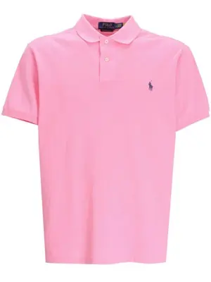 Polo Ralph Lauren Polo Pony-embroidered Polo Shirt - Pink