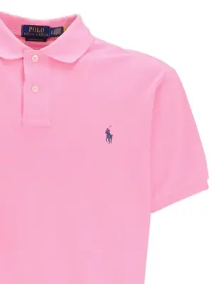 Polo Ralph Lauren Polo Pony-embroidered Polo Shirt - Pink