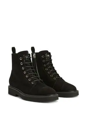 GIUSEPPE ZANOTTI Thora Lace-up Boots - Black