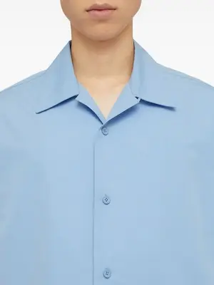 JIL SANDER Short-sleeve Cotton Shirt - Blue