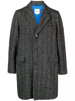 Aspesi Franz Single-breasted Bouclé Coat