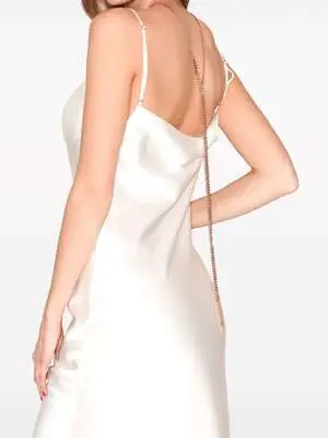 FLEUR DU MAL Chain-strap Midi Dress