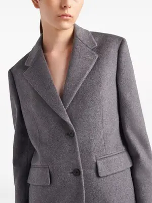 Prada Single-breasted Cashmere Blazer