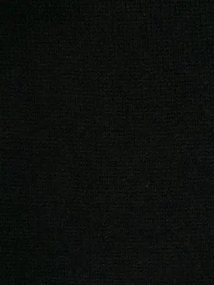 DELL'OGLIO Wraparound Cashmere Scarf - Black