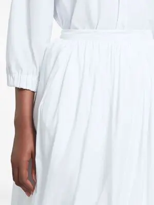 Marni Puffball-hem Midi Skirt - White