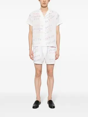 BODE Familial Hall Cotton Shorts