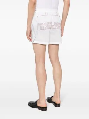 BODE Familial Hall Cotton Shorts