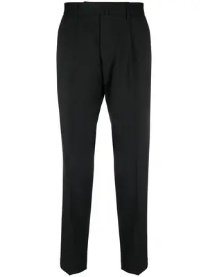 DELL'OGLIO Pleated Tapered Trousers