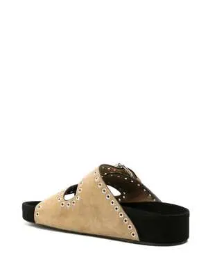 Isabel Marant Étoile Lennyo Eyelet-embellished Sandals