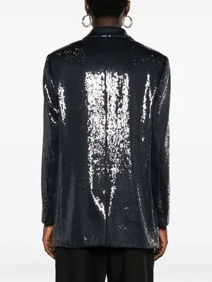 Brunello Cucinelli Sequin Embellished Single-breasted Blazer