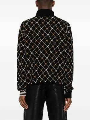 Random Identities Roll-neck Jacquard Jumper