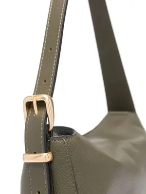 WANDLER Marli Leather Tote Bag - Green