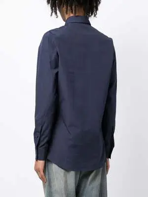 Moschino Logo-embroidered Cotton Shirt