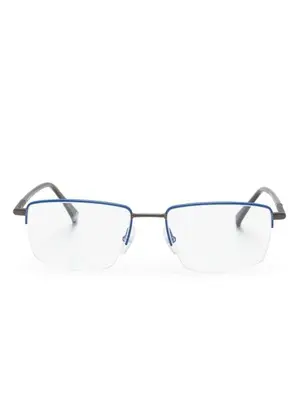 ETNIA BARCELONA Needles Rectangle-frame Glasses - Blue
