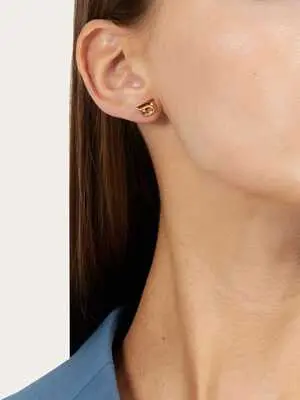 FERRAGAMO Gancini Stud Earrings